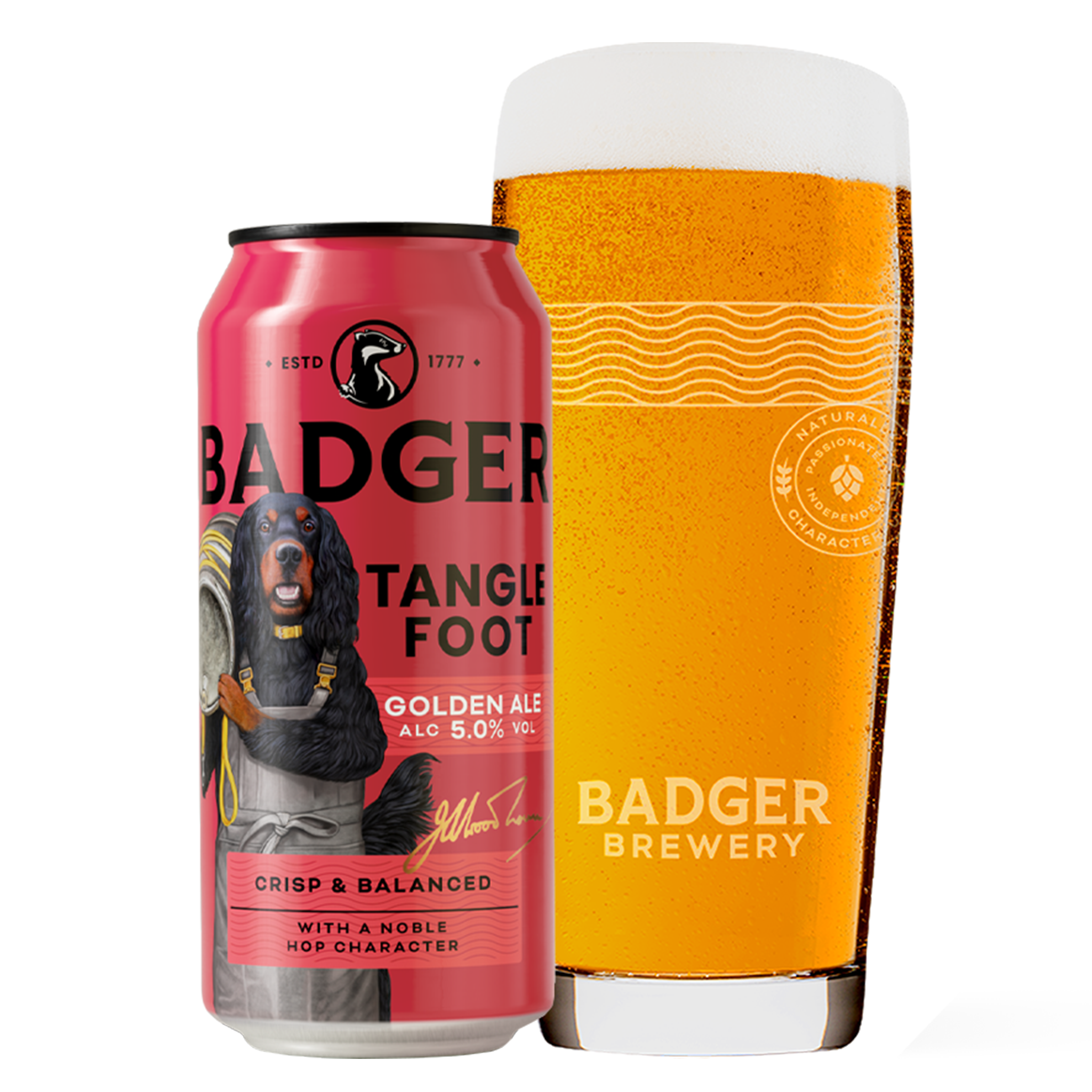 Badger Pint Glass – Empire Liquor