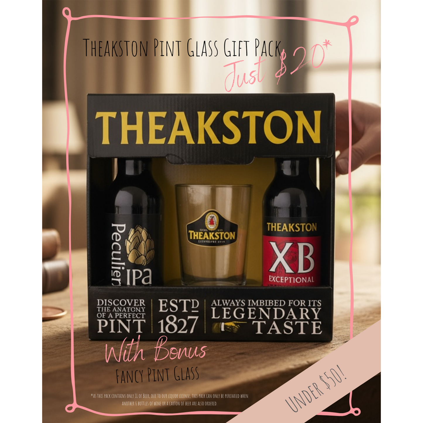 Theakston Pint Glass Pack | V Day Offer – Empire Liquor